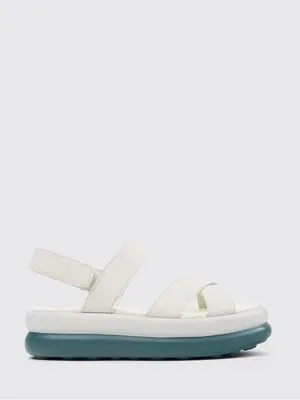 Camper Pelotas Flota Up Leather Platform Slingback Sandals