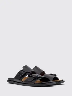 Camper Lluc Leather Sandals - Black