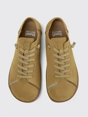 Camper Twins Vegetable-tanned Leather Sneakers - Brown