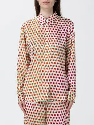 Dries Van Noten Polka Dot Silk Shirt