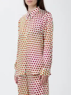 Dries Van Noten Polka Dot Silk Shirt