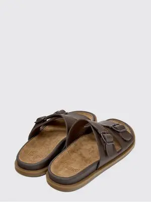 Camper Lluc Leather Sandals - Brown