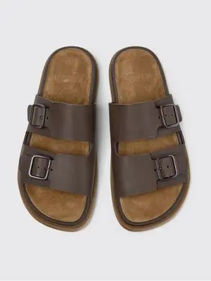 Camper Lluc Leather Sandals - Brown