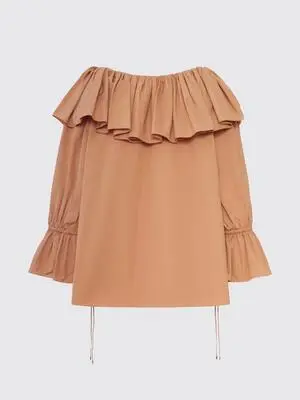 Chloé Ruffled Off-the-shoulder Top