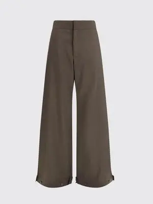 SA SU PHI Animal Print Cotton Blend Palazzo Trousers