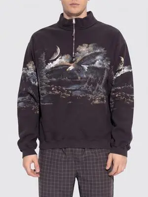 ROA Quarter Zip Sweatshirt With Graphic Print