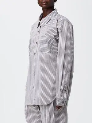 Dries Van Noten Striped Cotton And Silk Shirt