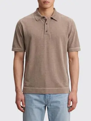 C.P. COMPANY Short Sleeve Polo Shirt - Grey