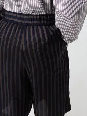 Dries Van Noten Striped Cupro Shorts