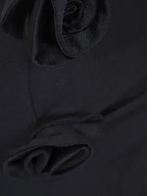 Coperni Asymmetrical Midi Dress - Black