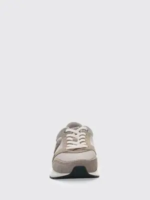 BOSS Mesh And Suede Lace-up Sneakers - Beige