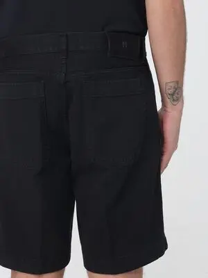 PT TORINO Khaki Cotton Twill Shorts - Black