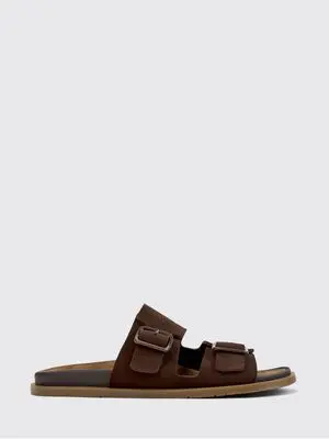 Camper Lluc Suede Sandals With Double Strap Closure
