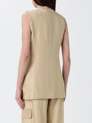 TWINSET V-neck Tailored Waistcoat With Tie Fastening