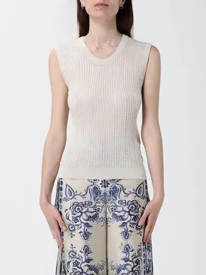 Liu Jo Ribbed Knit Sleeveless Top