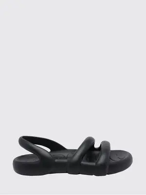 Camper Kobarah Low-heel Slingback Sandals In Recycled Materials - Black