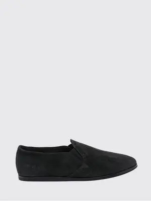 COMMON PROJECTS Suede Loafers With Elasticated Inserts - Black