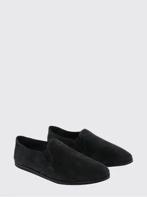 COMMON PROJECTS Suede Loafers With Elasticated Inserts - Black