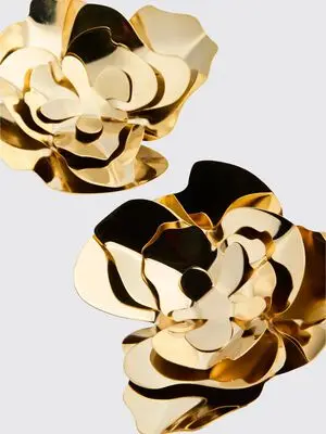 Liviana Conti Flower Brass Earrings