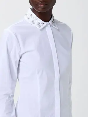 Liu Jo Embellished Cotton Poplin Shirt