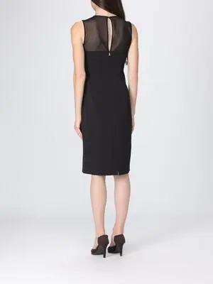 Patrizia Pepe Off-the-shoulder Midi Sheath Dress In Jersey - Black