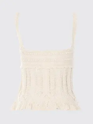 Isabel Marant Étoile Cropped Knit Top With Square Neckline