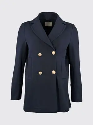 CIRCOLO 1901 Double Breasted Coat - Blue