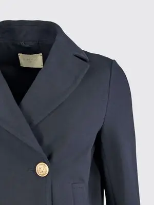 CIRCOLO 1901 Double Breasted Coat - Blue
