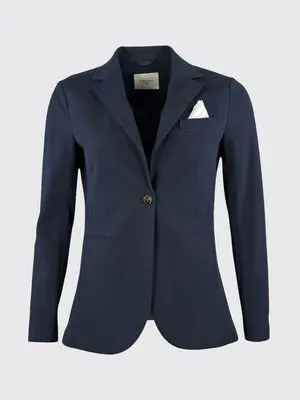 CIRCOLO 1901 Single-breasted Cotton Blazer - Blue