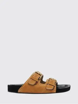 Isabel Marant Étoile Lennyo Studded Suede Sandals - Brown