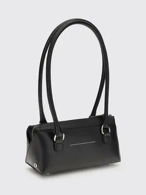 MAISON MARGIELA Smooth Calfskin Leather Bag - Black