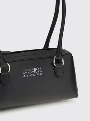 MAISON MARGIELA Smooth Calfskin Leather Bag - Black