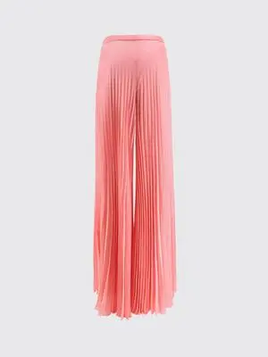 Max Mara High-waisted Pleated Crêpe Wide-leg Trousers - Pink