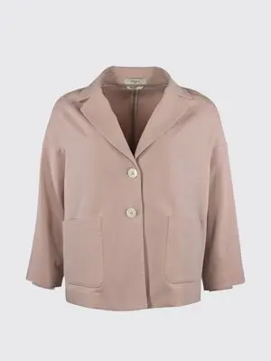 CIRCOLO 1901 Single-breasted Stretch Cotton Blazer With Dropped Shoulders