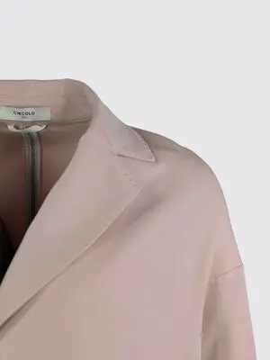 CIRCOLO 1901 Single-breasted Stretch Cotton Blazer With Dropped Shoulders