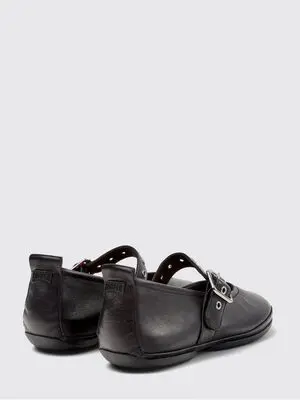 Camper Ballet Flats With Buckle Detail - Black