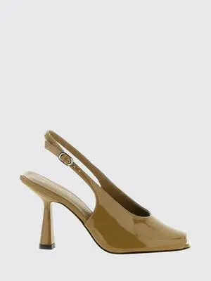 STUART WEITZMAN Val Patent Leather Slingback Sandals - Green