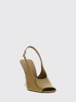 STUART WEITZMAN Val Patent Leather Slingback Sandals - Green