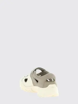 Y3 Gsg9 Sandals With Cut-out Design And Velcro Closure - Grey