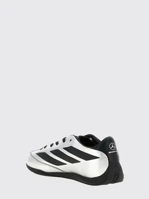 Y3 Feroza Lo Calfskin Leather Trainers With Contrast Logo - Black