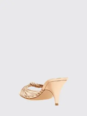 GIANVITO ROSSI Sofia Laminated Nappa Leather High-heeled Mules - Pink