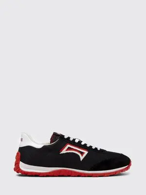 Camper Drift Walk Sneakers In Recycled Fabric And Suede - Black