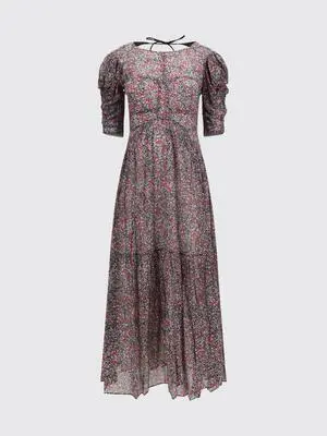 Isabel Marant Étoile Floral Print Maxi Dress - Violet