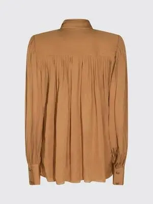 Khaite Silk Pussy Bow Blouse