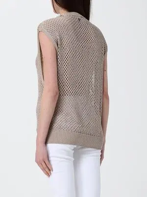 DONDUP Sleeveless Knit Top - Beige