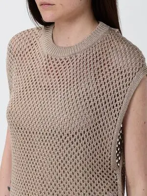 DONDUP Sleeveless Knit Top - Beige