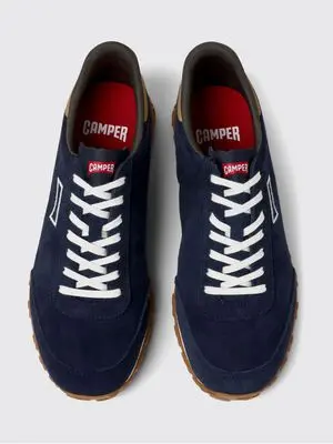 Camper Drift Walk Suede Lace-up Sneakers - Blue