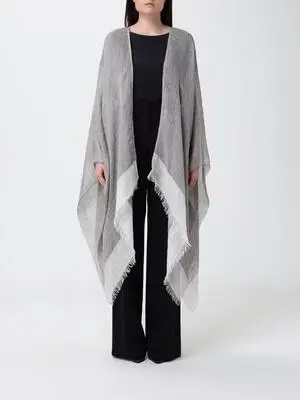 Fabiana Filippi Linen Stole - Grey