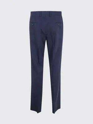 LARDINI Tailored Virgin Wool Trousers - Blue