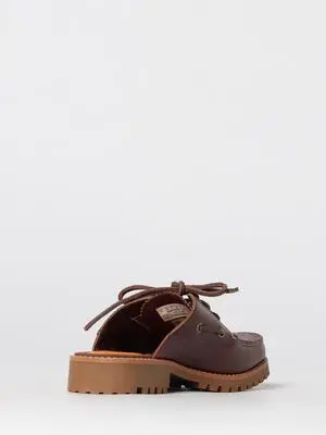 Timberland Lace-up Mules With Fringe Detail